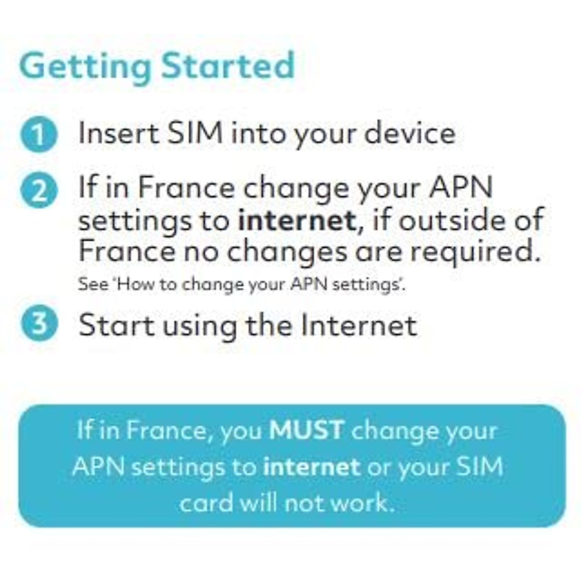 20GB Bundle - Europe Data SIM Card - 33 Countries - 4G Speed - Dataroam - Cellhire