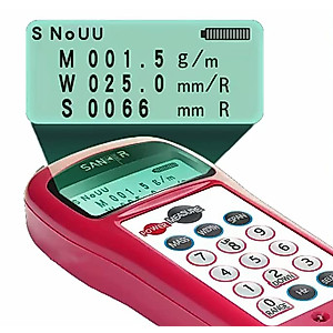 QIUSUO Precise Sonic Belt Tension Meter Sonic Belt Tensiometer Sonic Tension Meter Sonic Belt Meter for Most Belt Types with Frequency Range 10Hz-5000Hz Tension Range 0.01-99900N LCD Backlit Display