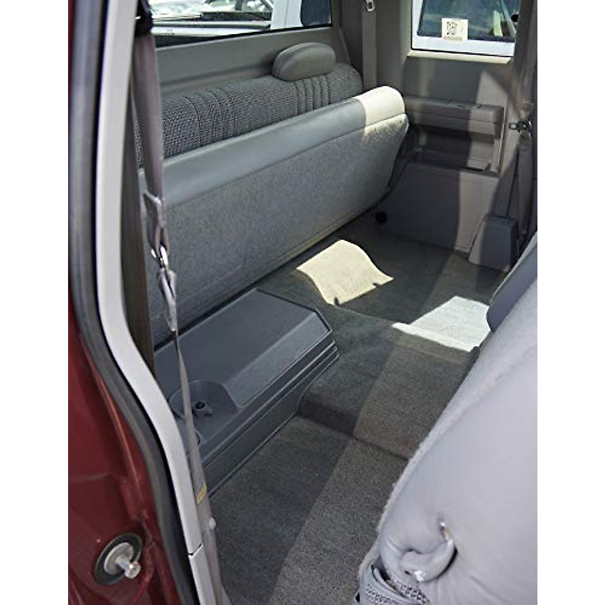 Compatible with Chevy C/K Silverado or GMC Sierra Full Size Extended Cab Truck 1988-1998 Single 12" Subwoofer Sub Box Speaker Enclosure