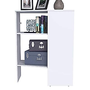 ClosetMaid SuiteSymphony Wood Corner Shelf Unit, 2 Shelves, Adjustable, Stacking, For Storage, Closet, Clothes, Shoes, Décor, Pure White, 41.13" X 19.63" X 31.75" Corner Unit