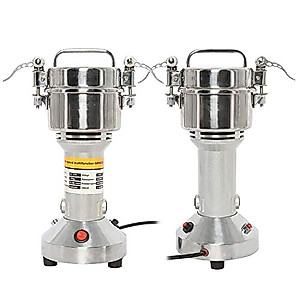 YaeMarine 150g Grain Mill Grinder High Speed Electric Stainless Steel Grinder Spice Herb Cereals Corn Flour Powder Machine (Capacity, 150g)