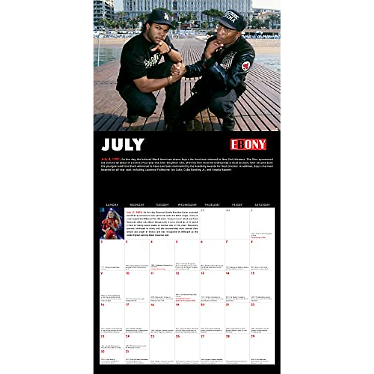 2023 This Day in Black History Wall Calendar: 365 Days of Incredible Black Icons, Achievements, and Events (12-Month Photography Calendar & Gift)