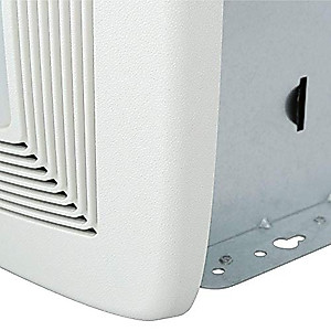 Broan-Nutone QTXE150FLT Ultra-Silent Ventilation Fan with Light, Quiet Exhaust Fan for Bathroom and Home, ENERGY STAR Certified, 36-Watt Fluorescent Light, 4- , White , 6" Round