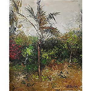 SOLD - Tropical, Landscape By Internationally Renowned Artist Andre Dluhos