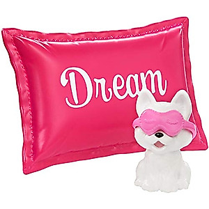 ​Barbie Relaxation Doll, Brunette, with Puppy and 8 Accessories, Including Pillow, Journal and Sleep Masks, Gift for Kids 3 to 7 Years Old