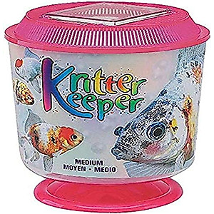 Lee's Kritter Keeper, Medium Round w/Lid and Pedestal, Assorted