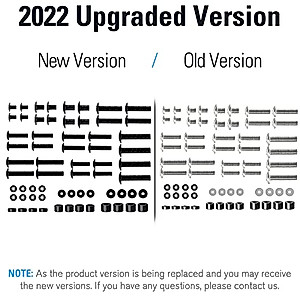 Mounting Dream TV Mounting Hardware TV Mount Screws Kit Comes with M4, M5, M6, M8 TV Mount Screws, Includes Spacers and Washers, Fits Any TVs Up to 82 Inch, Works with Any TV Wall Mount MD5754