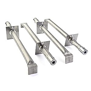 Derurizy 13001 Stainless Steel Vermont Castings Grill Burner, Pipe Burner Tube Replacement Parts for Jenn Air and Great Outdoors Gas Grill, Vermont Castings 50000835, 50003100, 50003133, 50000835, 17"