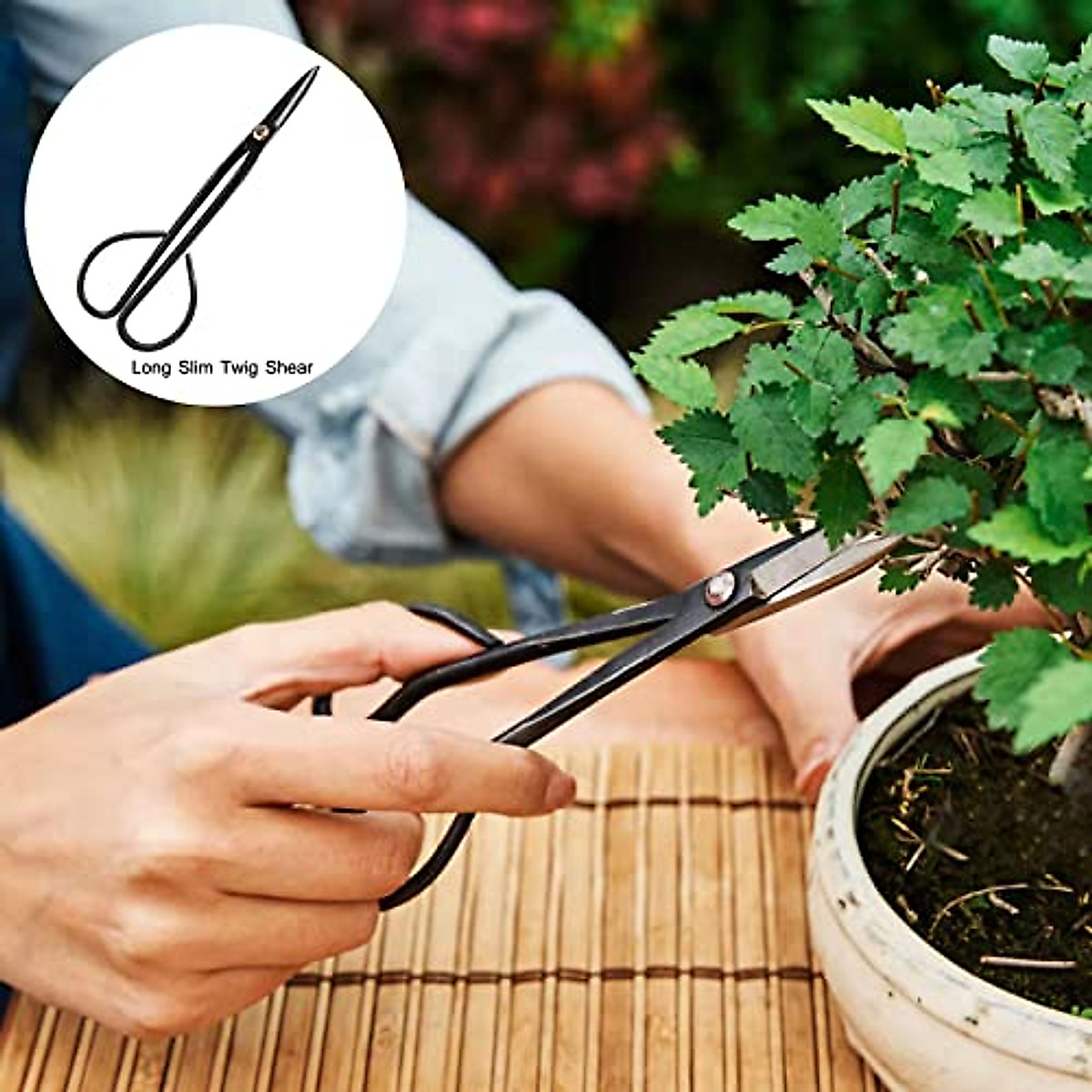 FANSTATE Bonsai Tree Kit, 24 PCs Bonsai Tools Set High Carbon Steel Succulent Trimming Tools Set Include Pruning Shears, Cutters, Training Wires, Bonsai Grooming Care Kit for Starter Gardening Gifts