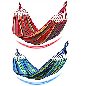 GUAGLL Outdoor Double Canvas Hammock Garden Hammock Chair Dorm Swing 2 Person 450 Pounds