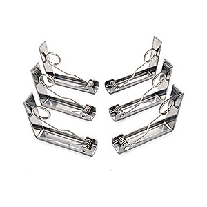 Latomex Tablecloth Clips, Set of 6 Extra Large Table Cover Cloth Clamps for Home Party & Picnic(Up to 2.4")
