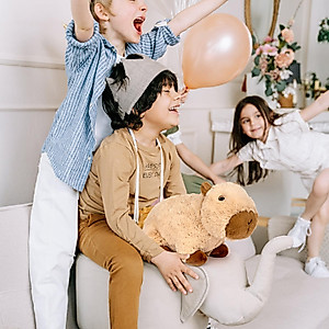 Adorlynetty Plushies Capybara Stuffed Animal Cute Capybara Plush Soft Capybara Plushie Pillows Collection for Kids(9Inch)