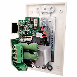 Earthquake Sound BTA-250 Three Input in-Wall 2-Channel Stereo Amplifier | Power Over Ethernet (PoE) and Balanced Audio in with Cat 5/6 Support