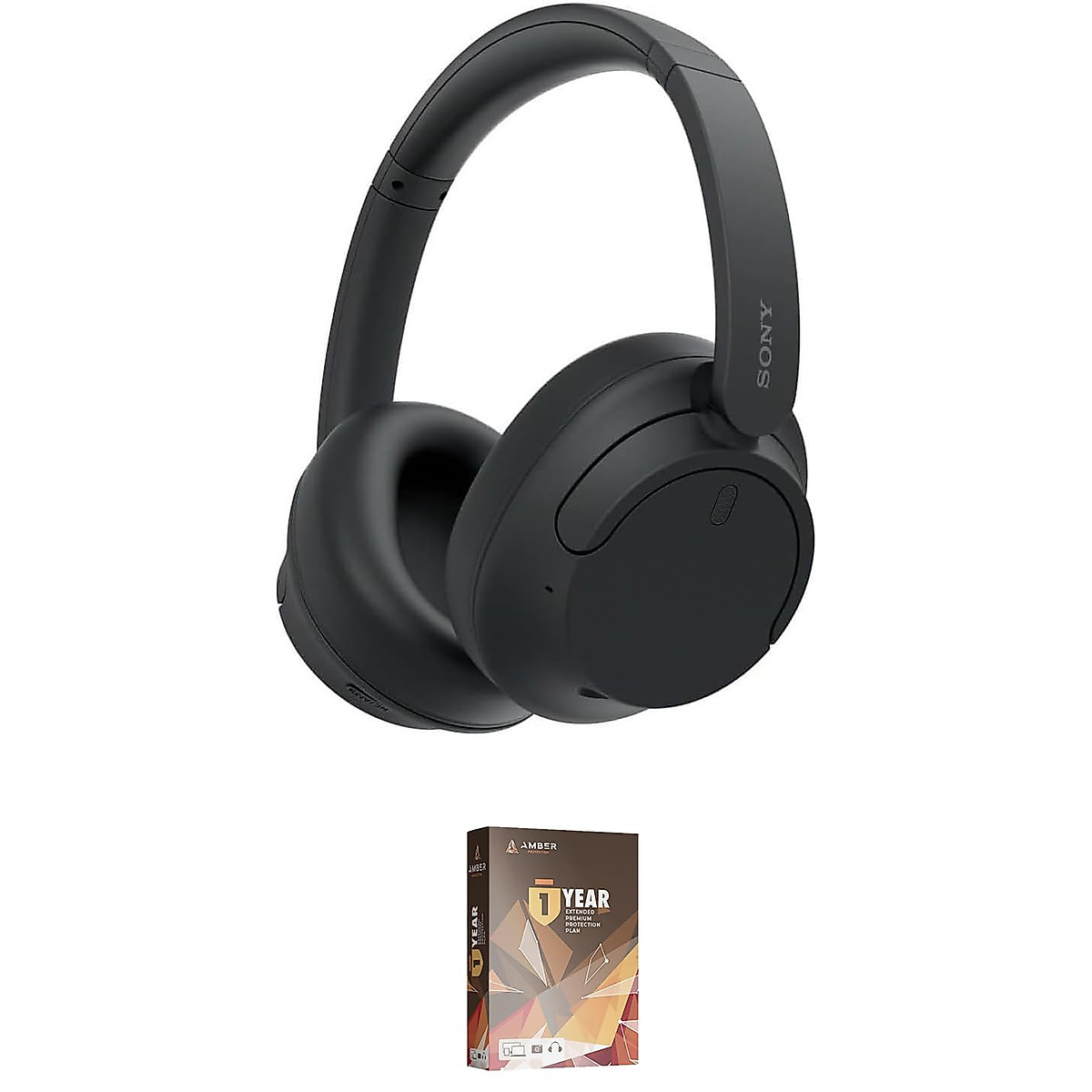 Sony WH-CH720N-BLACK Noise Canceling Headphones with Quick Charge with an Additional 1 Year Coverage (2023)