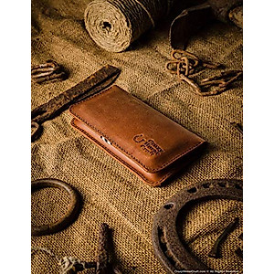 Leather Wallet for iPhone 14 Pro / 14 Plus, 14/13 / 12 Pro Max, 13/12 Mini, sleeve for two phones, Classic Brown, handmade phone cover SE, 12,11 Pro Max/Xr/Xs/8,7,6s, Wool felt, Crazy Horse Craft