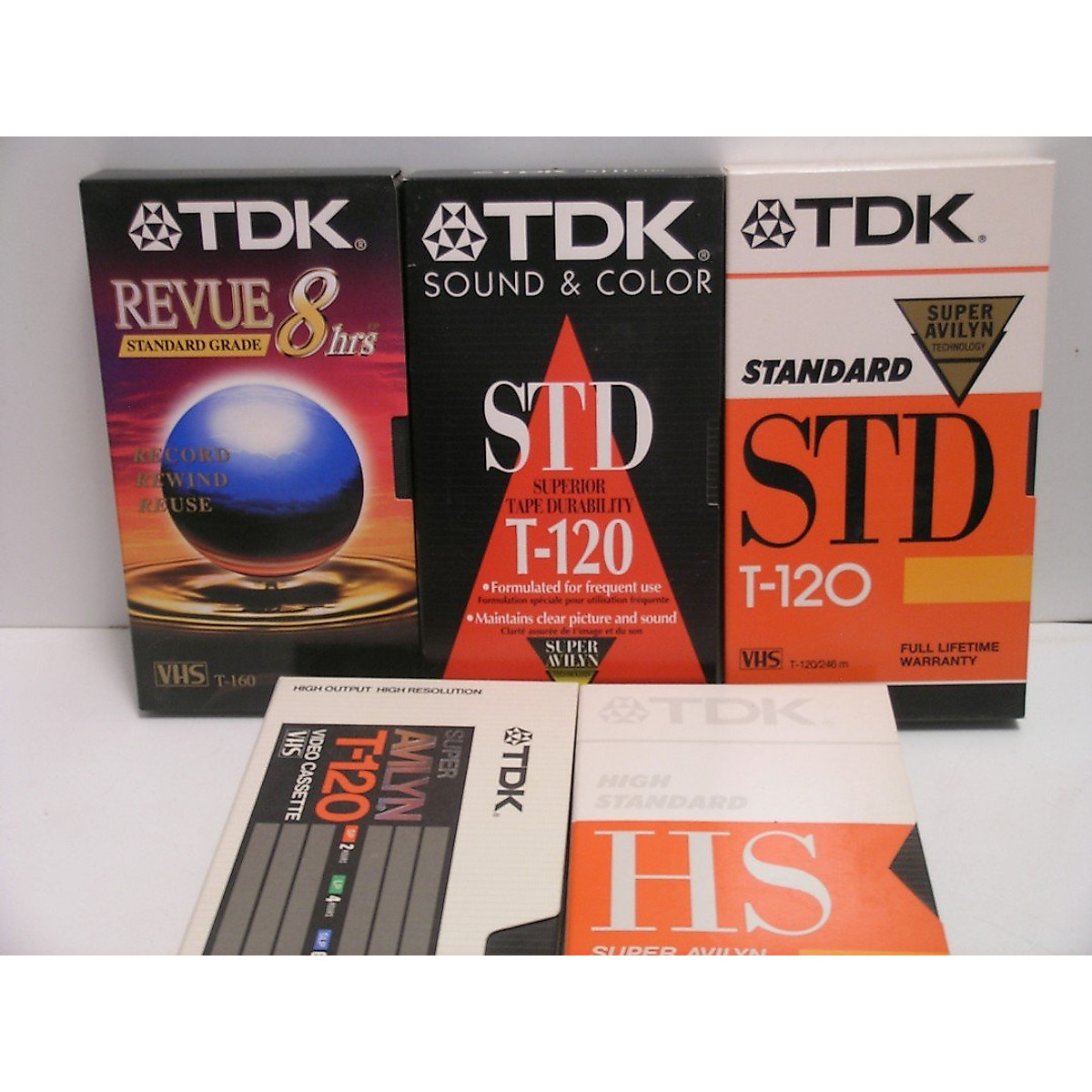 Collection of 25 Quality TDK VCR Cassette Video Tapes