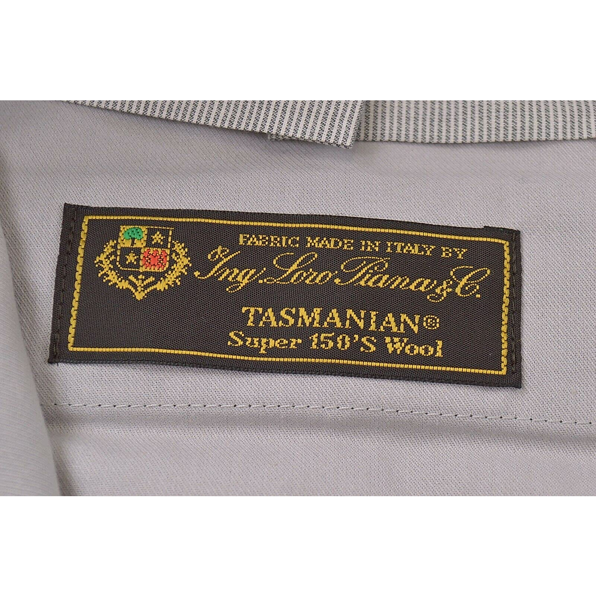 Zanella Platinum Parker Tasmanian Super 150's Wool Men Trousers - Modern Fit Flat Front Dress Pants (Dark Brown 36)