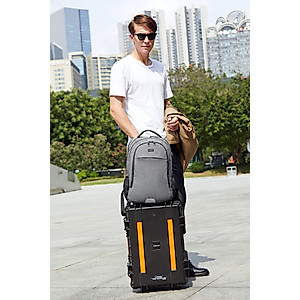 Abshoo Travel Anti Theft Laptop Backpack for Men & Women Backpack with USB Charging Port College School Bag (Black)