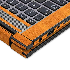 Skinomi Light Wood Full Body Skin Compatible with Toshiba Satellite Radius (2015, 14 inch)(Full Coverage) TechSkin with Anti-Bubble Clear Film Screen Protector