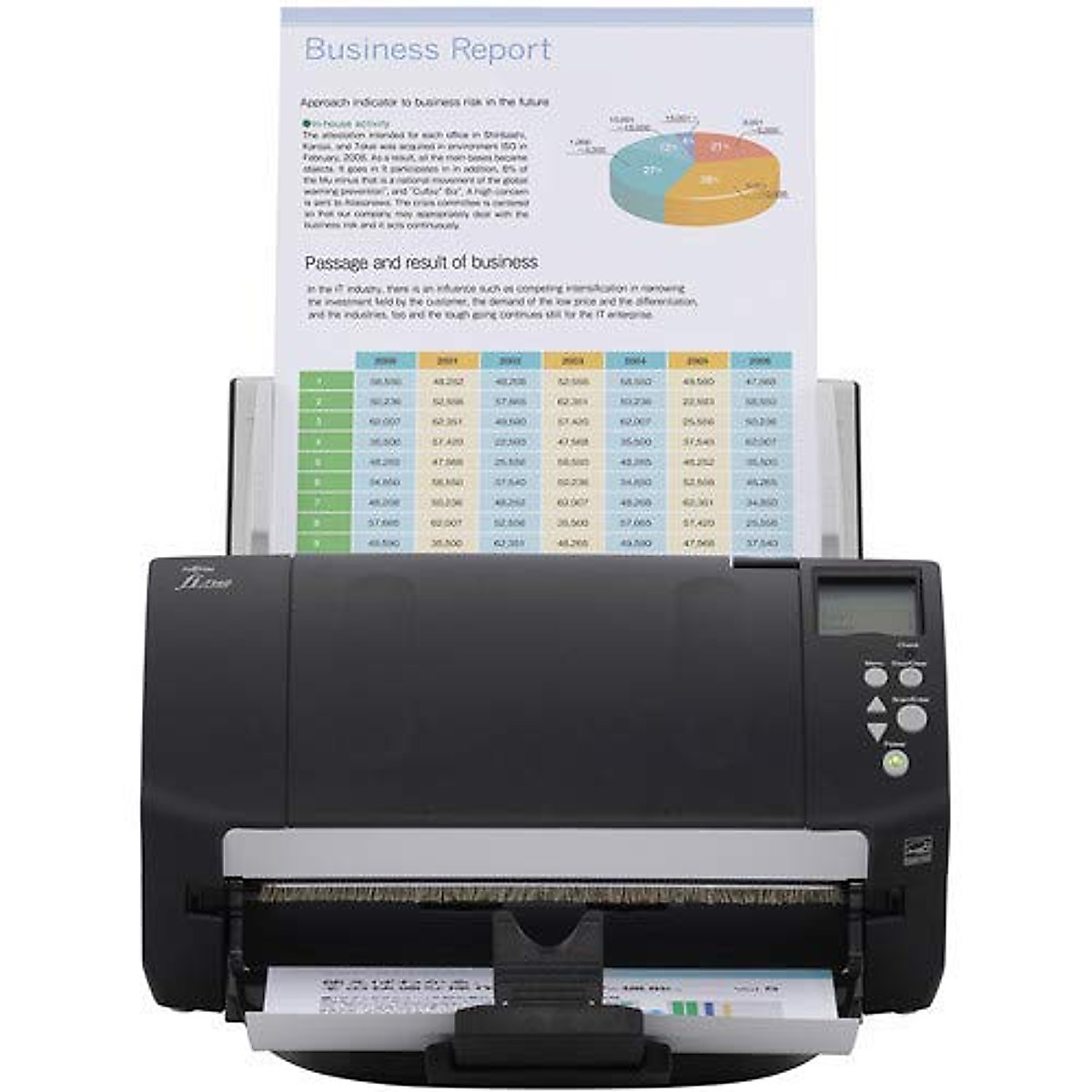 Fujitsu fi-7160 Color Duplex Professional Document Scanner - 60ppm - 600 dpi optical - USB 3.0