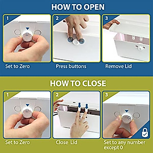 Power Strip Cover and Outlet Cover Box - Effectively Baby Proofs Power Strip and Electrical Outlet. with Patended Double Lock, Protects Small Hands & Fingers