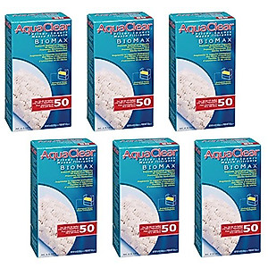 (6 Pack) Aquaclear 50-gallon Biomax