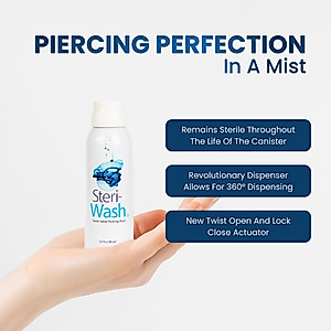 Steri-Wash® Aftercare Piercing Spray 3 oz