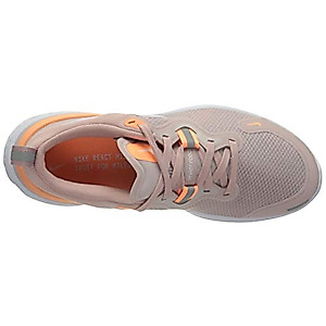 NIKE Women's Running Shoe, Champagne White Orange Pulse Barely Rose, 7.5