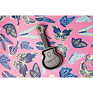 Lodge 4.5 Inch Dolly Parton Mini Rockstar Cast Iron Guitar Skillet - Hand Wash Only Collector’s Piece - Cast Iron Skillet for Single Serve or Decorative Use