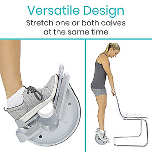 Vive Foot Rocker - Dual Calf Stretcher for Achilles Tendinitis, Heel, Feet, Shin Splint, Plantar Fasciitis Pain Relief- Stretches Strained Leg Muscle- Ankle Wedge Stretch Improves Flexibility (2 Feet)