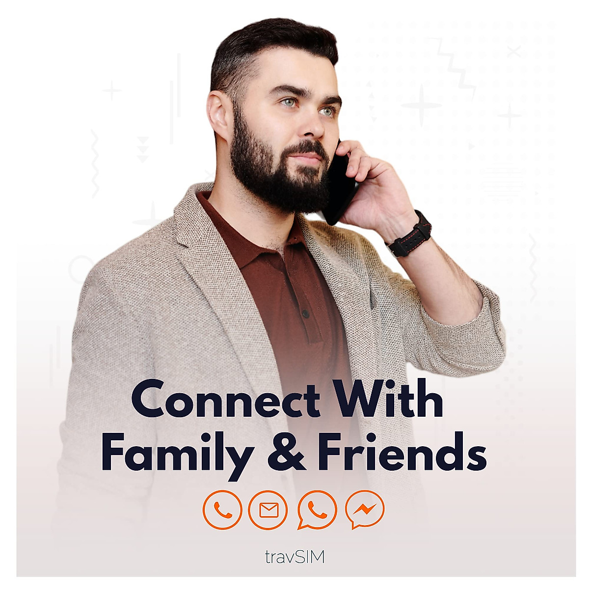 travSIM Mexico SIM Card | T-Mobile Network | 5GB Mobile Data | Free Roaming USA & Canada | Mexico SIM Card Prepaid has Unlimited National Calls & Texts | SIM Card Mexico 7 Days