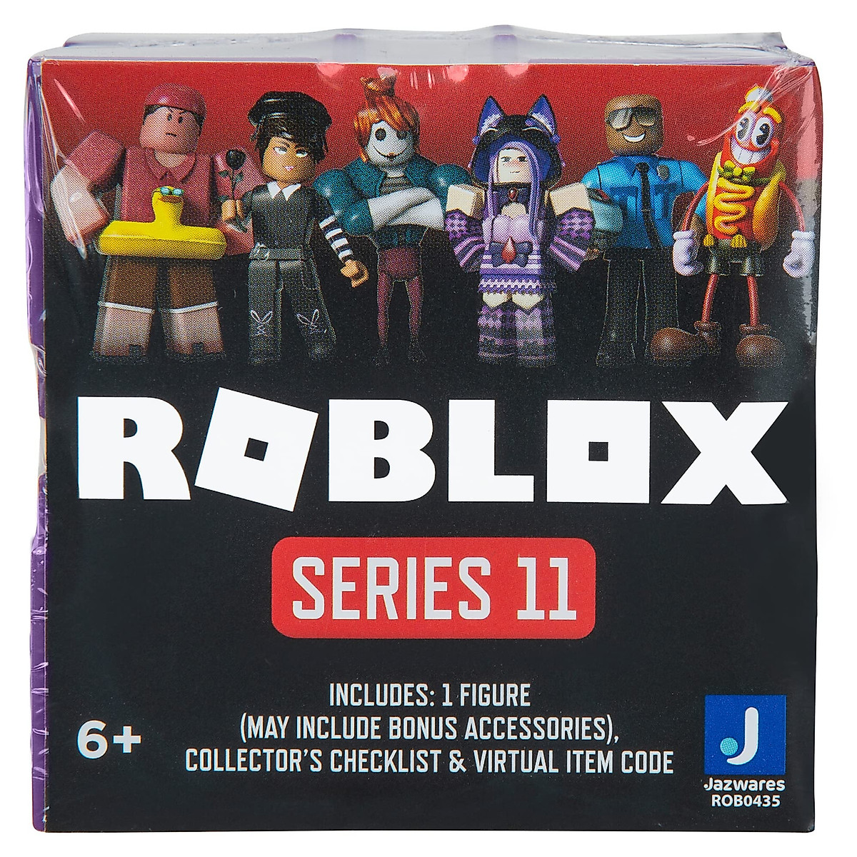 Roblox Action Collection - Series 11 Mystery Figure 6-Pack [Includes 6 Exclusive Virtual Items]