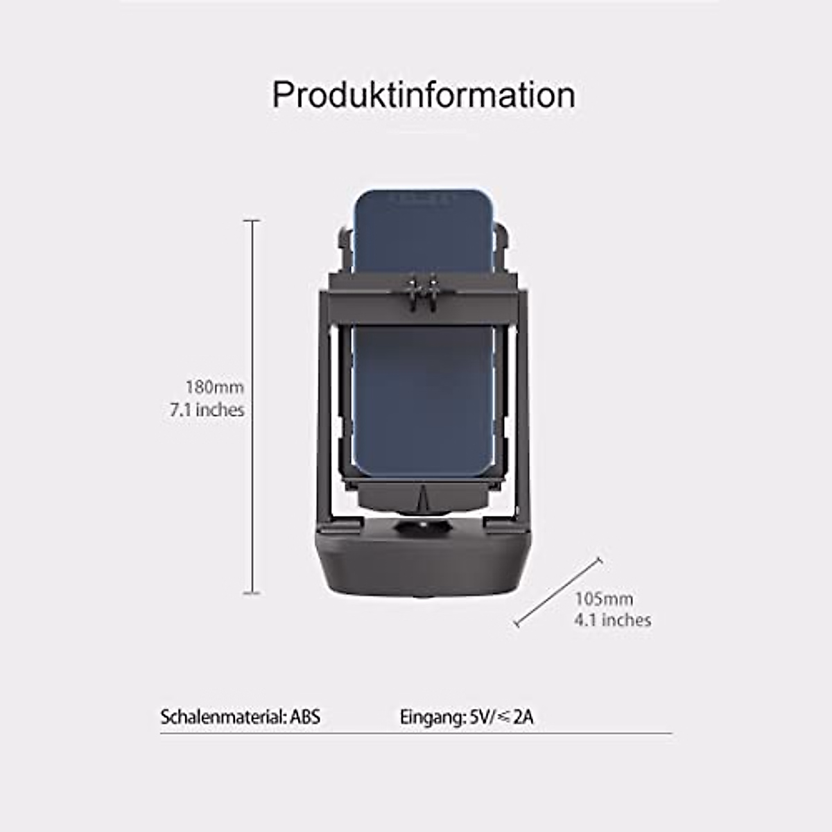 FEICHONGHO Phone Walker with Two Swing Postures,Cellphone Swing Device Compatible for Pokemon Go,Phone Rocker Earning Device,Egg hatcher,Phone Automatically Gets Steps