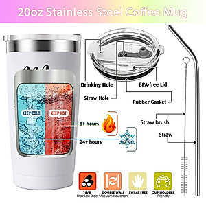 DHQH Personalized Mr and Mrs EST 2024 Gift Stainless Steel Travel Tumbler & Leather Luggage Tag Set - Wedding Gifts for Couples 2024- Perfect Newlywed, Engagement, and Bridal Shower Gifts