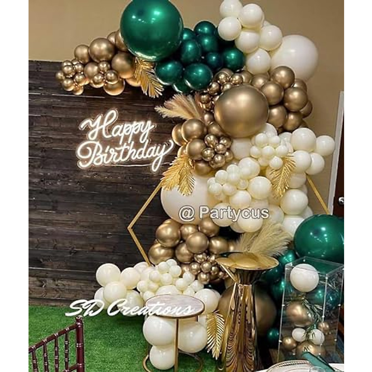 Ivory Balloon Garland - Double Stuffed Cream Beige Balloons Different Sizes 18/12/5 in Pastel Nude White Sand Balloon Arch Kit for Baby Shower Bridal Wedding Birthday Party Decoration