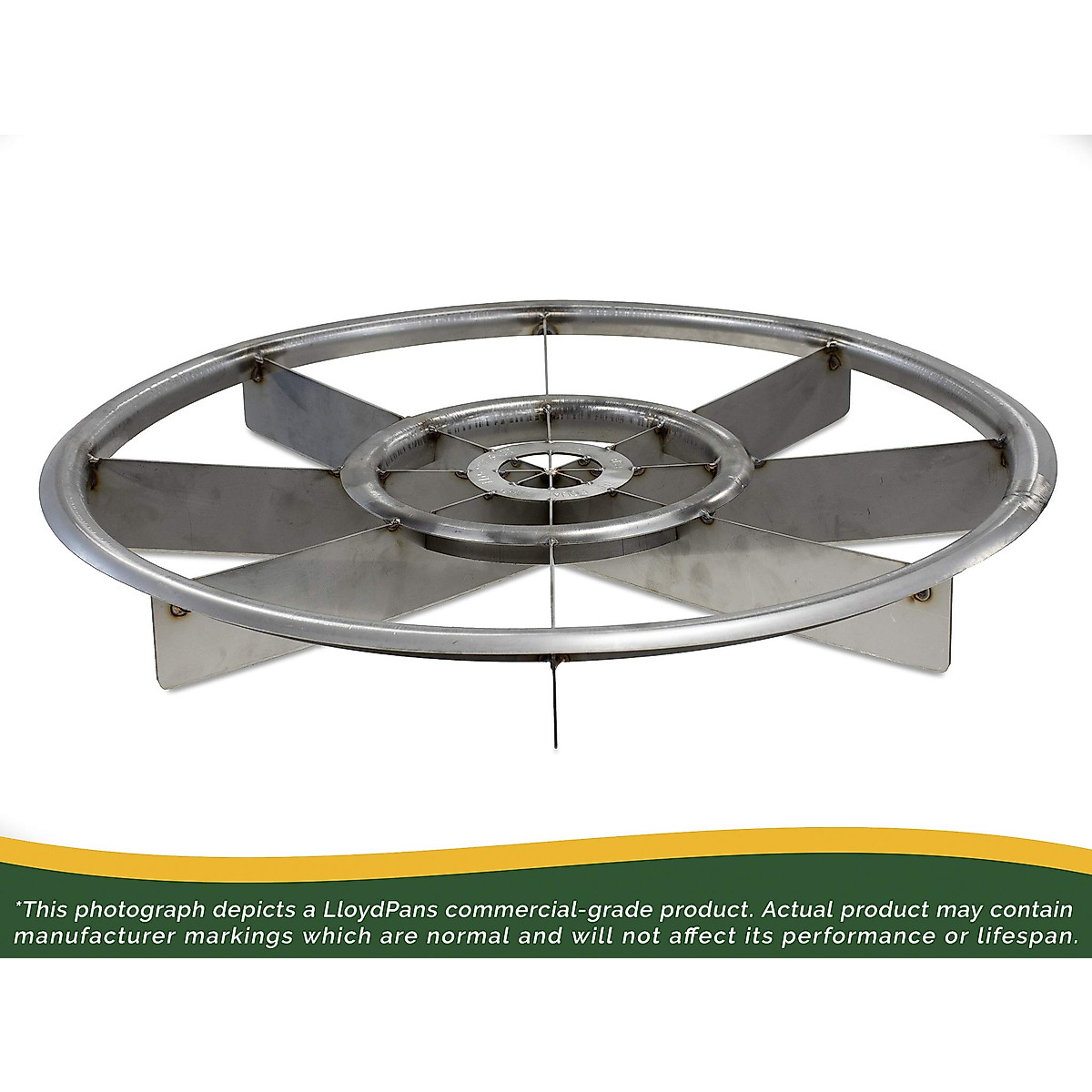 LloydPans 16 inch 8-Slice Pizza Cutter The Equalizer Multi-Blade Rocker Knife *Made for commercial use not intended for home use *