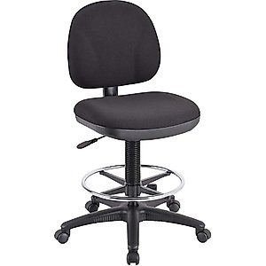 Lorell 80008 Adjustable Multi Task Stool,24-Inch x24-Inch x40-1/2-Inch x50-1/2-Inch ,Black