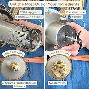 MioMat 8in1 Plant Based Milk Maker | Make 40oz of Natural Almond Milk, Soy Milk, Oat Milk, Coconut Milk, and more ... + soups, porridges, smoothies, purées... | Automatically, at the touch of a button