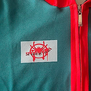 Groydbee Adult Into The Spider Verse Jacket for Miles Morales Costume Halloween Spider Cosplay 3D Printed Hoodie Hooded Sweatshirt (Miles, Medium)