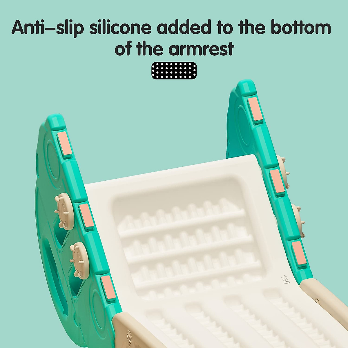 Couch Slide for Kids can be Used with beds, Stairs, Bedside Tables, and Stairs. Suitable for Toddlers, Boys and Girls. The Maximum Load-Bearing Capacity is 220LBS. Easy to Install