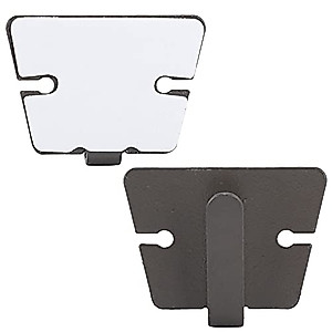 Xirfuni Walkie Back Clip, Handheld Mic Clamp Lightweight for IC-2720H IC-2820H