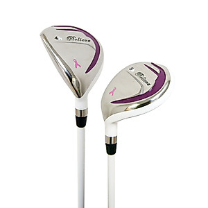Founders Club Left Handed Believe Ladies Complete Golf Club Set Purple Left Handed (Standard)