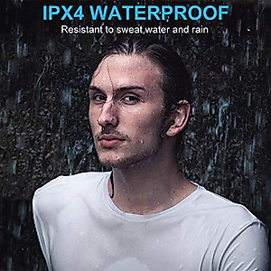 Wireless Earbuds Bluetooth 5.0 Headphones Touch Control in-Ear Wireless Earphones with Charging Case Microphone Noise Cancelling Deep Bass Waterproof Headset for Android iOS iPhone Samsung Black