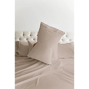 King 6 Piece Sheet Set - Breathable & Cooling Bed Sheets - Hotel Luxury Bed Sheets for Women, Men, Kids & Teens - Comfy Bedding w/ Deep Pockets & Easy Fit - Soft & Wrinkle Free - King Wheat Sheets