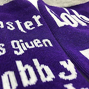 Novelty Socks Easter Basket Stuffers for Teens Boys Adults, Master Has Given Dobby a Sock Dobby is Free Socks