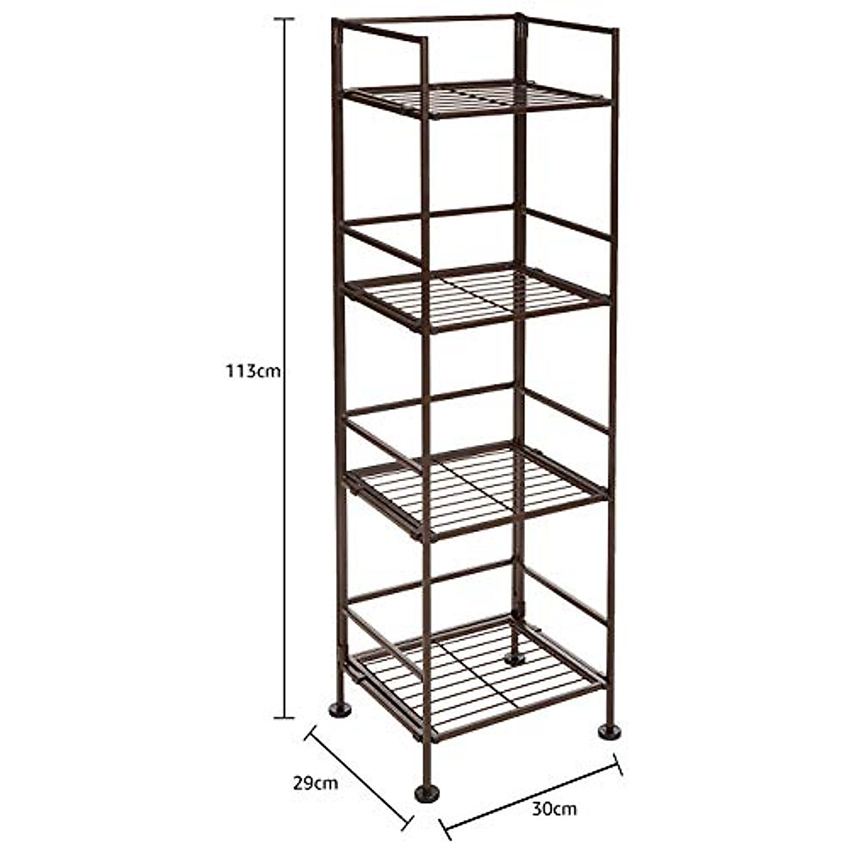 Amazon Basics 4-Tier Iron Tower Shelf