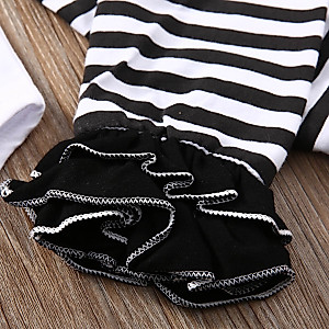 ABEE Baby Girls ESPN and Chill with My Daddy Bodysuit and Socks Outfit with Headband