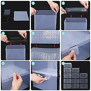 Suptsifira Shoe Storage Box,18 Packs Shoe Boxes Clear Plastic Stackable, Space Saving Collapsible Shoes Sneaker Container Storage Box, Shoe Boxes with Lids for Closet, Storage and Display (Black) (18 pack) (19 pack)