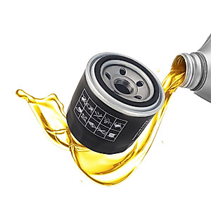 Kvjicdo Oil Filter B20 B1750 B2320 B7510 ZD326P BX2670 Fit For Ku-bota HH150-32094 Hnoda 15400-679-023 JD AM101378 To-ro 104-5167 S-cag100800 (2 Pack)