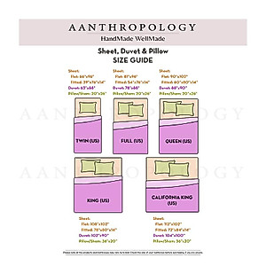 The Tangerine Store 3-Piece Lines Pure Linen Duvet Cover Set (102x90 inches) - King Size, White with Turquoise Blue Embroidered Edge - Zip Closure, 4 Corner Ties, Pre-Washed Fabric